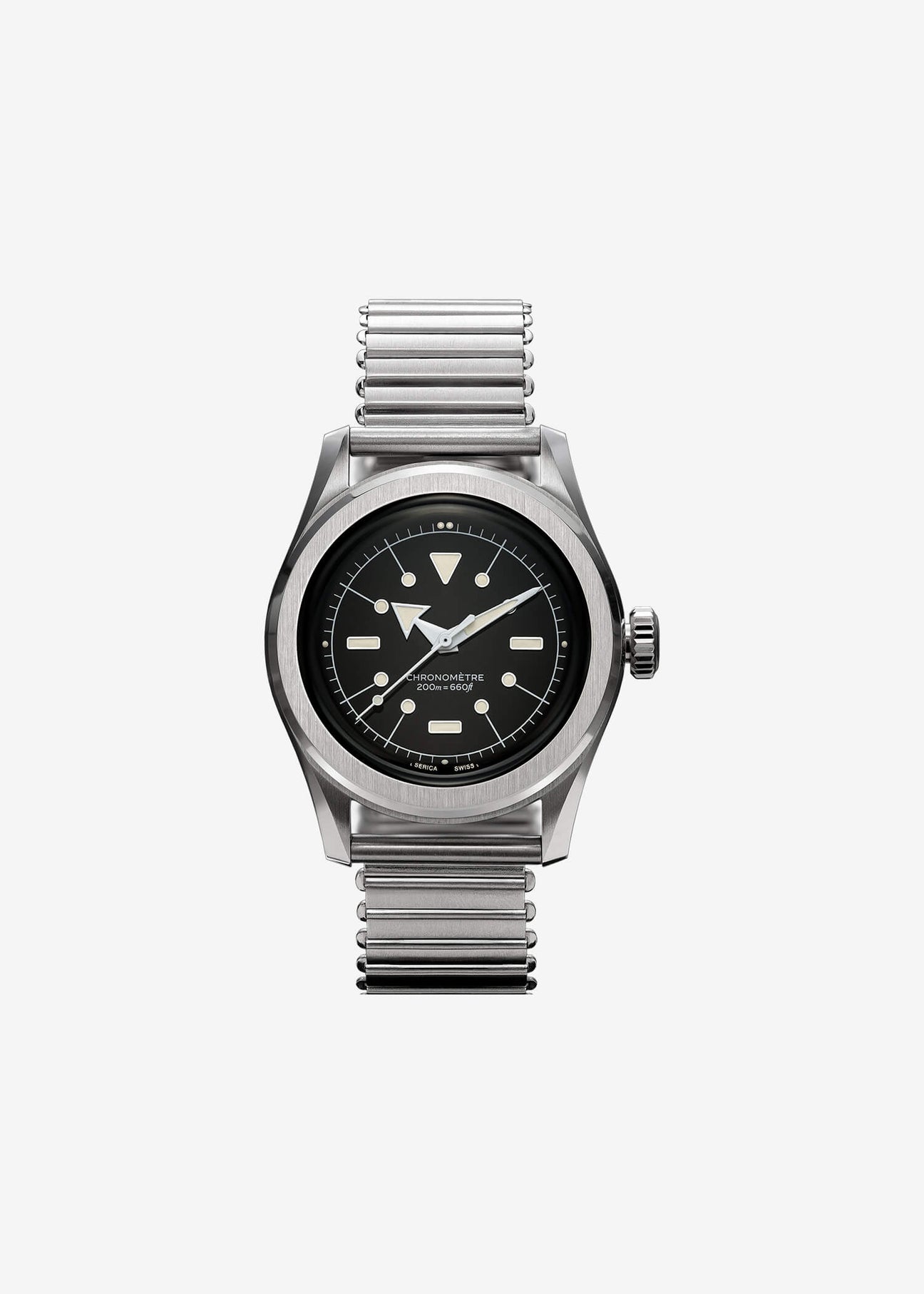 Ref. 6190 M.S.L. - Enamel Balck – SERICA Watches